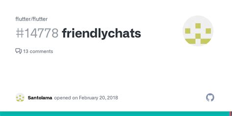 Friendlychats Issue 14778 Flutter Flutter GitHub