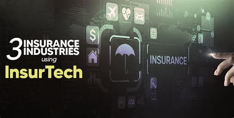 3 Insurance Industries Using Insurtech