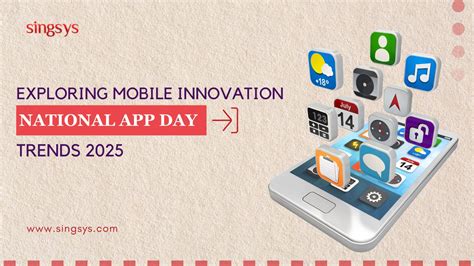Exploring Mobile Innovation On National App Day Trends 2025 Singsys Blog