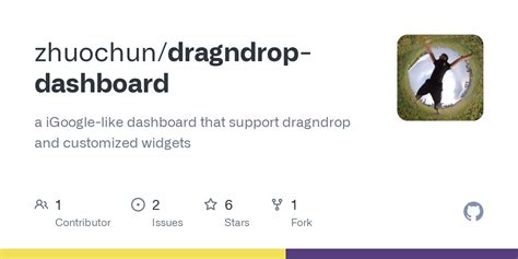 GitHub Zhuochun Dragndrop Dashboard A IGoogle Like Dashboard That Support Dragndrop And
