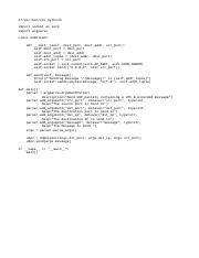 Udp Client Py Usr Bin Env Python Import Socket As Sock Import Argparse Class UdpClient