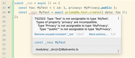 switch to using native ts enums rather than the workaround · issue