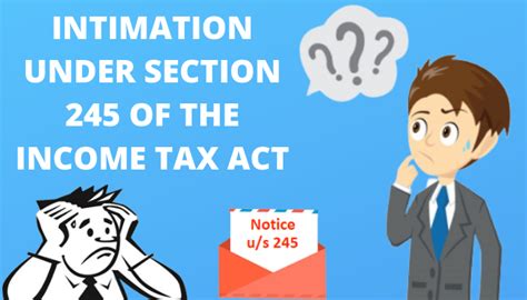 Intimation Under Section 245 Of Income Tax Act 1961 Akt Associates