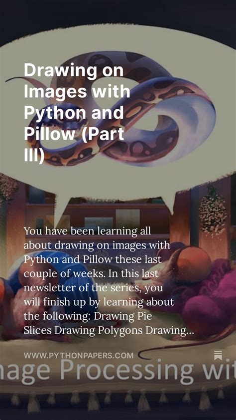 🐍 michael driscoll on linkedin python pillow