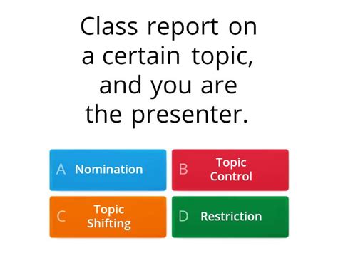 Types Of Communicative Strategy Quiz