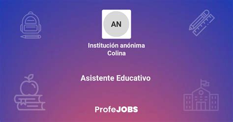 Asistente Educativo Profejobs