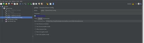 using jmeter jp gc webdriver sampler for chrome driver with