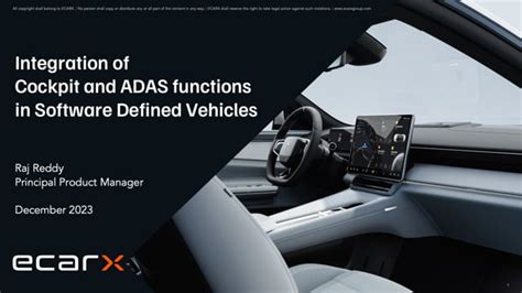 integration of cockpit and adas functions in software defined vehicles