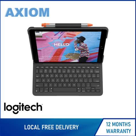 Logitech Slim Folio Bluetooth Keyboard Case For Ipad Gen Axiom It Solutions Pte Ltd