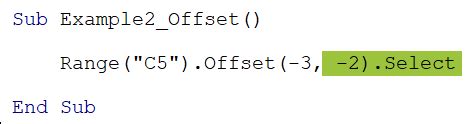 VBA Offset Excel Function Examples How To Use