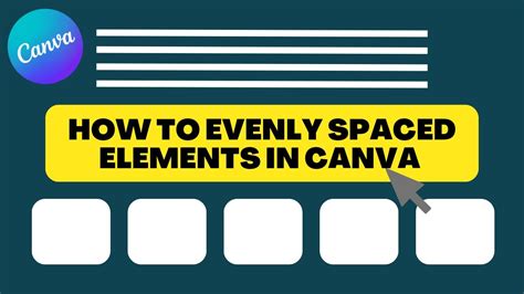 how to evenly spaced elements in canva canva tutorial youtube