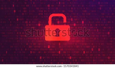 Abstract Red Background Binary Code Numbers Stock Vector Royalty Free 1570341841