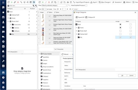 Assign Multiple Products To Prestashop Categories