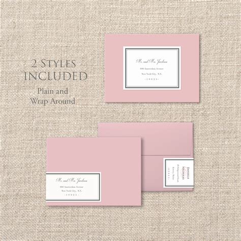 Printable Envelope Labels
