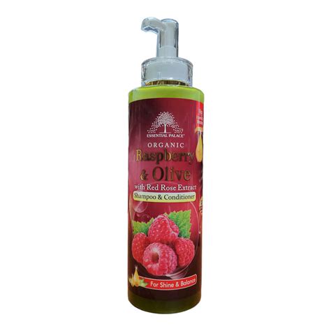 Essential Palace Raspberry Olive Shampoo And Conditioner With Red Rose