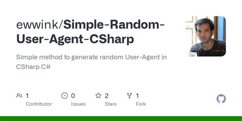 GitHub Ewwink Simple Random User Agent CSharp Simple Method To Generate Random User Agent In