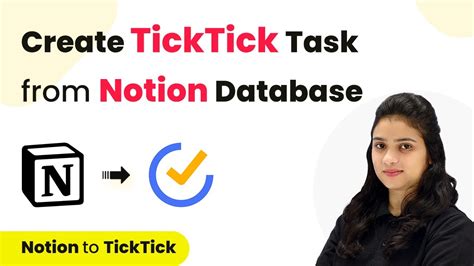 how to create ticktick task from notion database using pabbly connect