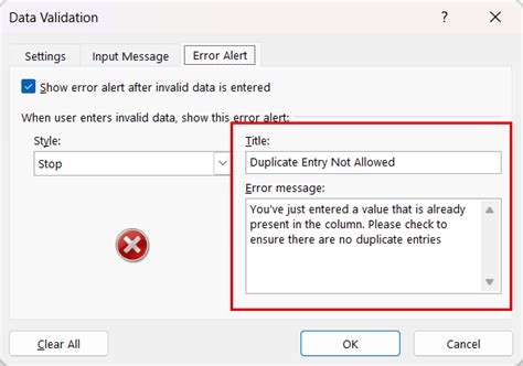 Prevent Duplicate Entries In Excel