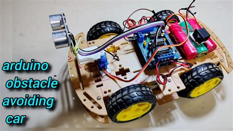 Arduino Obstacle Avoiding Car L293d Arduino Robot Projects Youtube