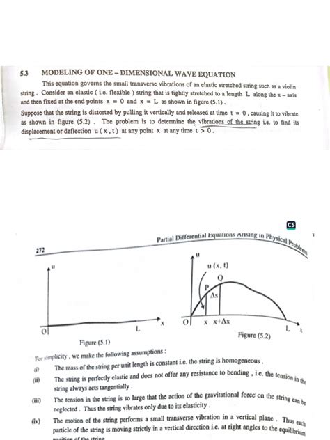 Modeling Of One Dimensional Wave Equation Pdf