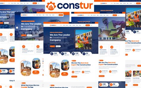 Constur Construction Html Template Templatemonster