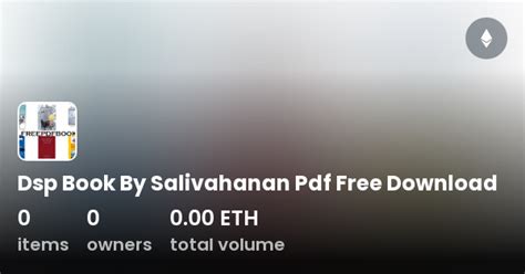 dsp book by salivahanan pdf free download collection opensea