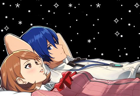 Yuuki Makoto And Takeba Yukari Persona And 1 More Drawn By Neggoartz