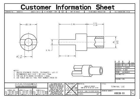 Terminal Lug Chatwithmanuals Interactive Technical Guides And Datasheets