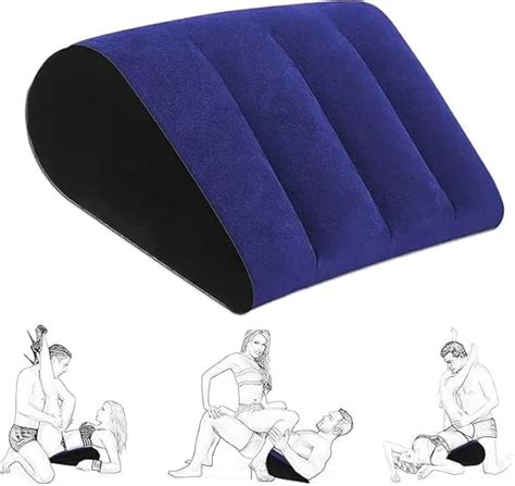 Newly Pvc Flocking Pillow Triangle Sex Wedge Pillow Inflatable Sex Pillow For Couple