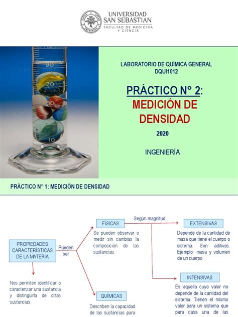 Practico 02a Medicion De Densidad Pdf Densidad Medición