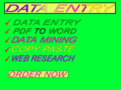 Data Entry And Data Mining Specialist Needed Upwork