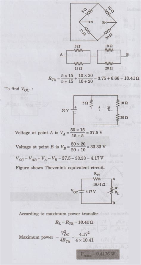 Maximum Power Transfer Theorem Statement Proof Circuit Diagram Formula Solved Example Problems
