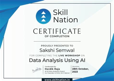 Sakshi Semwal Data Analysis Certificate Pdf