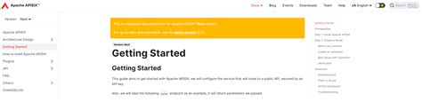 Use Navbar Version Instead Of Sidebar Version Issue Apache Apisix Website GitHub