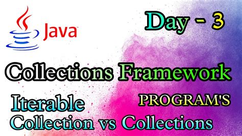 Iterable In Collections Framework ¦day 3 ¦ Telugu Bsktrending