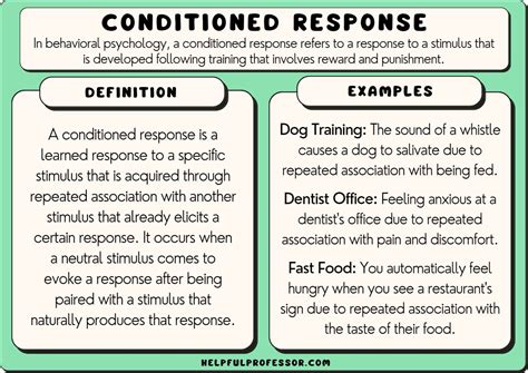 10 Conditioned Response Examples 2025