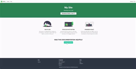 How To Add A Documentation Feedback Button In Docusaurus Dev Community