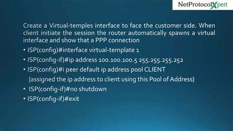 Pppoe Server And Client Configuration Pptx