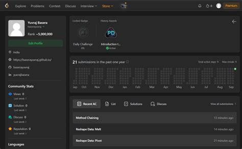 Yuvraj Basera On Linkedin Leetcode Pandas Datascience Continuouslearning Careergrowth