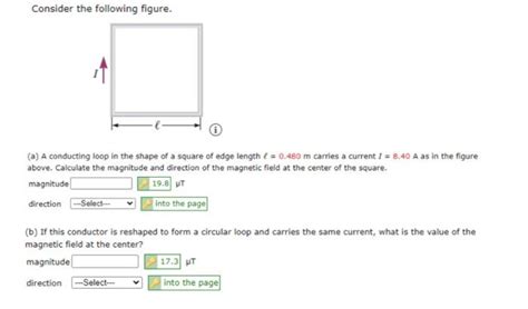 solved consider the following figure a a conducting loop