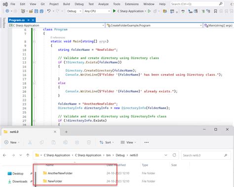 How To Create A Folder In The Current Directory Using C AspDotnetHelp