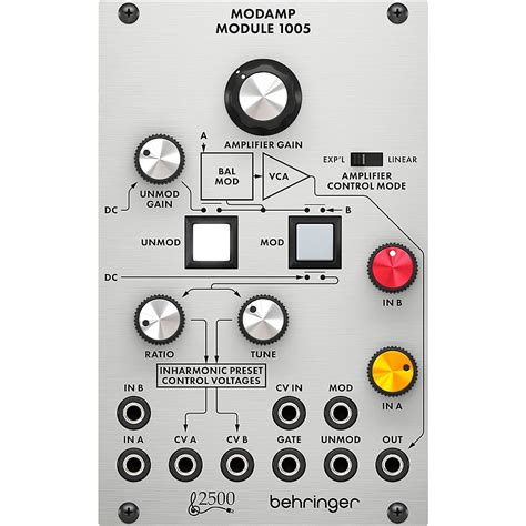 Behringer 1005 Modamp Ring Modulator And Vca Eurorack Module