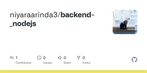 Github Niyaraarinda3backend Nodejs