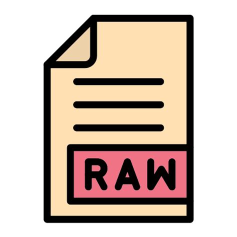 Raw Generic Outline Color Icon