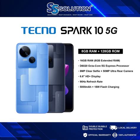 Tecno Spark G L Gb Gb Extended Ram Gb Ram L Mp Ai Triple Rear Camera With Dual