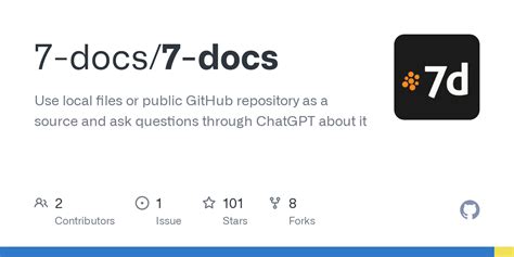 github 7 docs 7 docs use any public github repository as a source