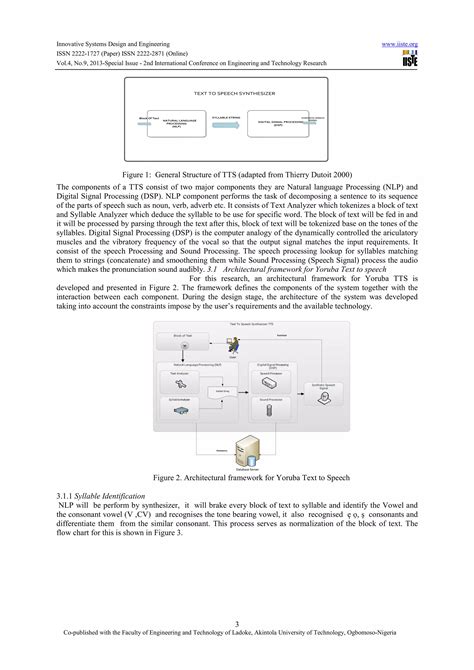 Development Of Text To Speech System For Yoruba Language Pdf Technology And Computing