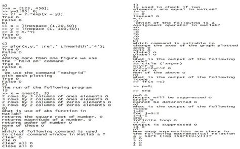 Solved Used To Check If Two Elements Are Equal In MATLAB Chegg