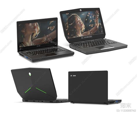 笔记本电脑3d模型下载【id 1123009742】 知末3d模型网