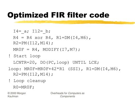Ppt Sharc Programming Model Overview Architecture Assembly Language